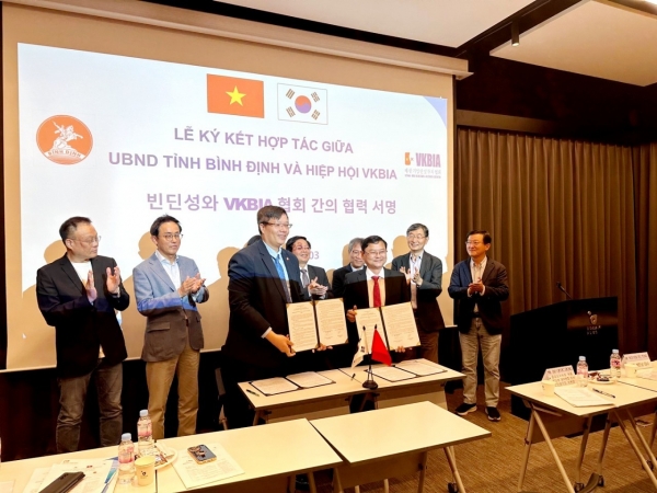 Binh Dinh Signed MoU on Cooperation with VKBIA | Vietnam Times