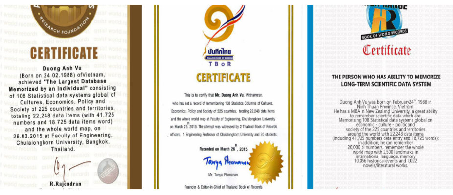 Young Vietnamese sets four memory world records | Vietnam Times